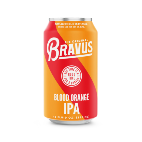 Blood Orange IPA by Bravus Brewing | Explore this NA Beer