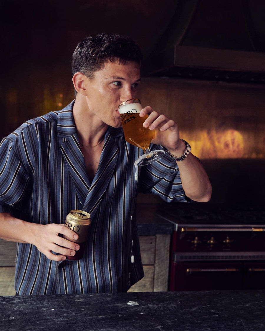 Tom Holland Shares Release Date of his Non-Alcoholic Beer Line "Bero"